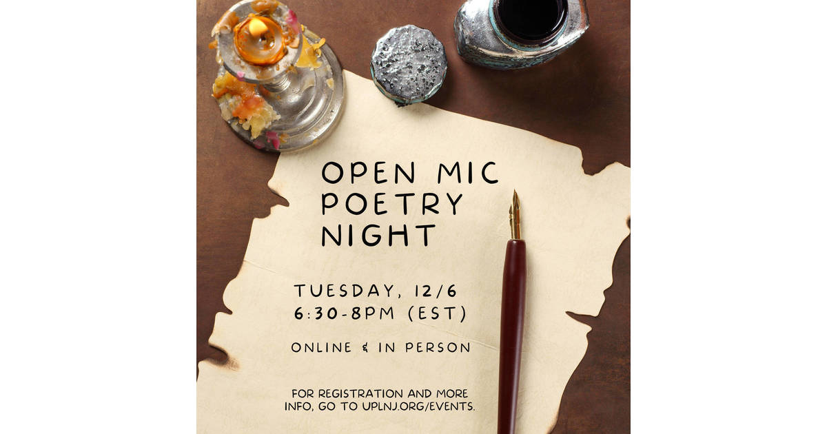 Poetry Readings and Open Mic | Union, NJ News TAPinto
