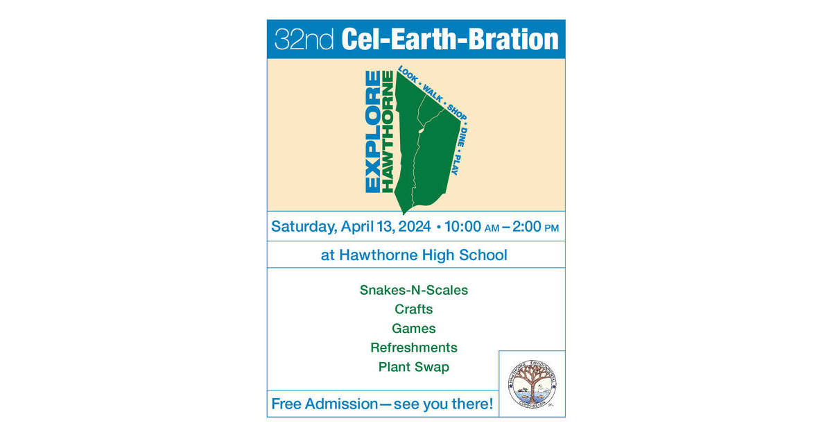 Cel-Earth-Bration: “Explore Hawthorne: Look, Walk , Shop, Dine, Play.” | Hawthorne , NJ News ...