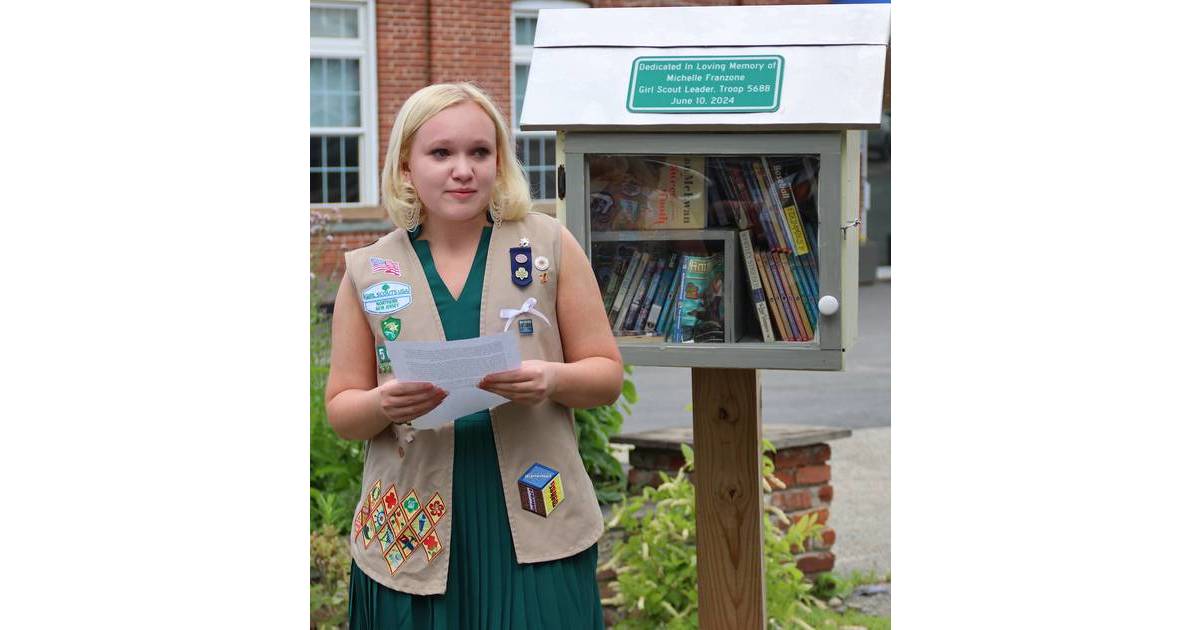 Newton Girl Scouts Free Library Renamed to Honor Michelle Franzone ... Newton Girl Scouts Free Library Renamed to Honor Michelle Franzone ...