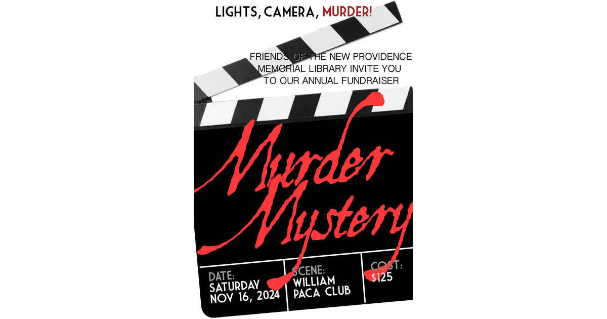 Join Us for a Thrilling Murder Mystery Fundraiser Benefiting the New ...