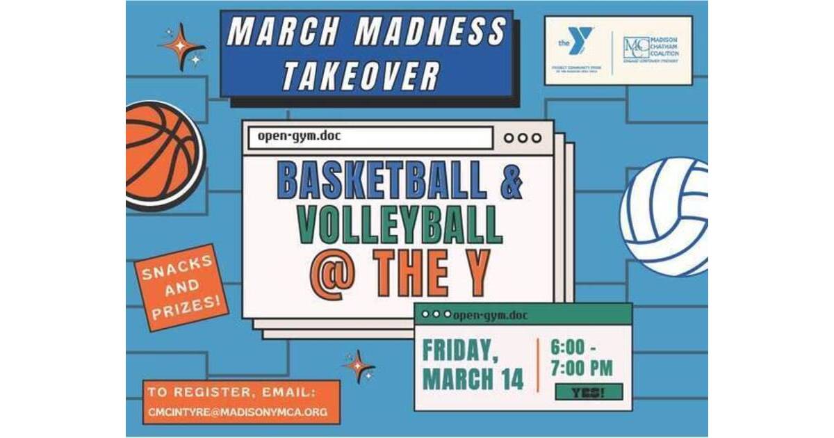 March Madness Takeover- Basketball and Volleyball at the Madison Area ...