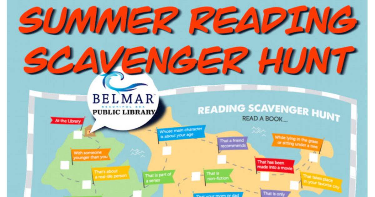 The Library’s Summer Reading Scavenger Hunt Deadline is Approaching ...