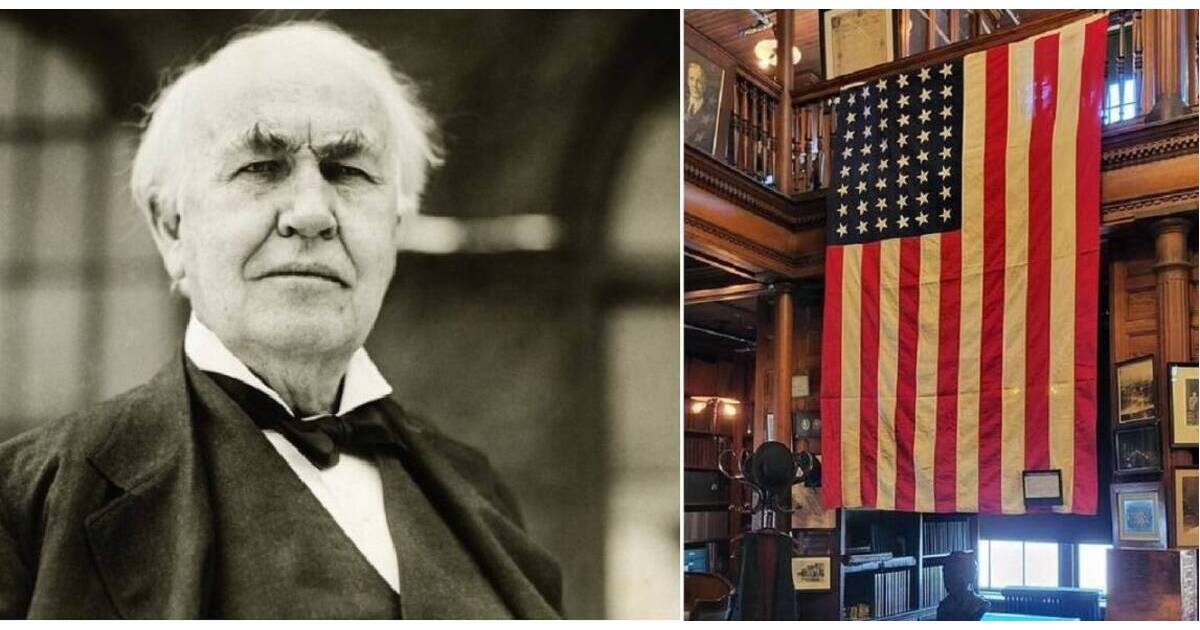 Thomas Edison's Forgotten Funeral Flag on Display | Woodbridge/Carteret ...