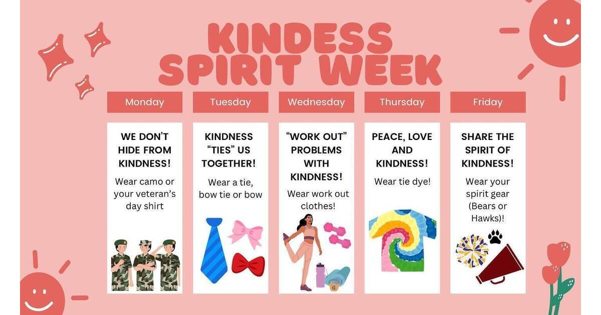 Kenilworth's Harding Elementary School Celebrates Kindness Spirit Week ...