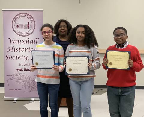Three Jefferson School Students Win Vauxhall Historical Society's Black ...