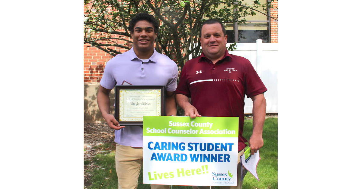 Sussex County School Counselor 2023 Caring Awards Honors Nine Students ...