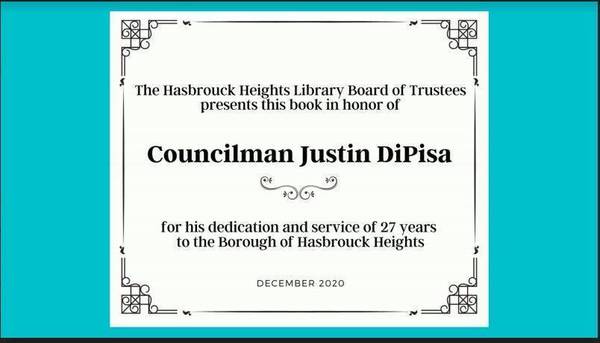 Hasbrouck Heights Library Honors Two Retiring Longtime Employees with Book Dedications ...