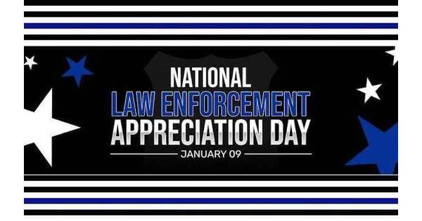💙January 9th is National Law Enforcement Appreciation Day! 🇺🇸Thank You ...