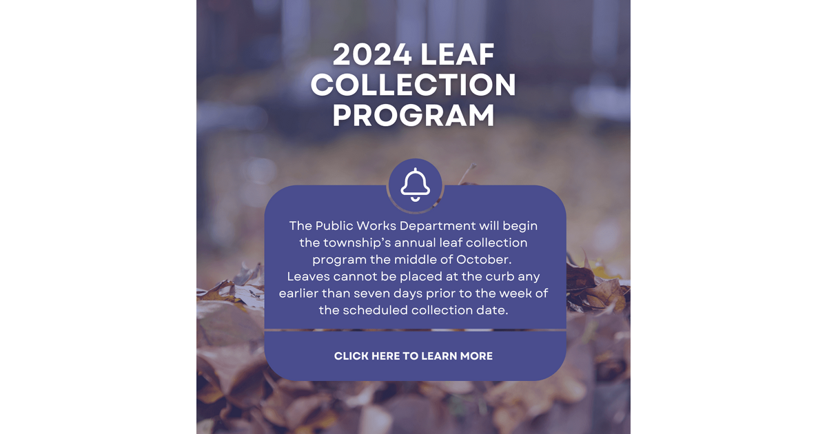 Randolph 2024 Leaf Collection Program | Randolph, NJ News TAPinto | TAPinto
