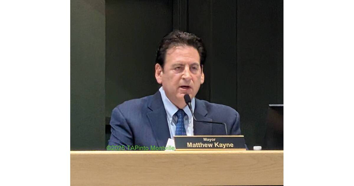 Matt Kayne Named Third-Time Montville Mayor at Montville Township Committee Reorganization ...