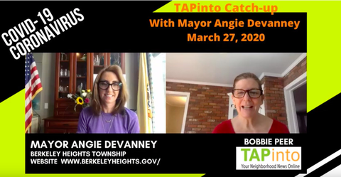 TAPinto Berkeley Heights Weekly Catch-up with Mayor Angie Devanney, March 27, 2020 | Berkeley ...