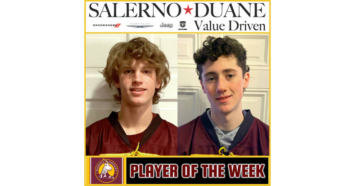 Nathan Steel, Keegan Sears Selected as Salerno Duane Summit Boys Hockey ... Nathan Steel, Keegan Sears Selected as Salerno Duane Summit Boys Hockey ...