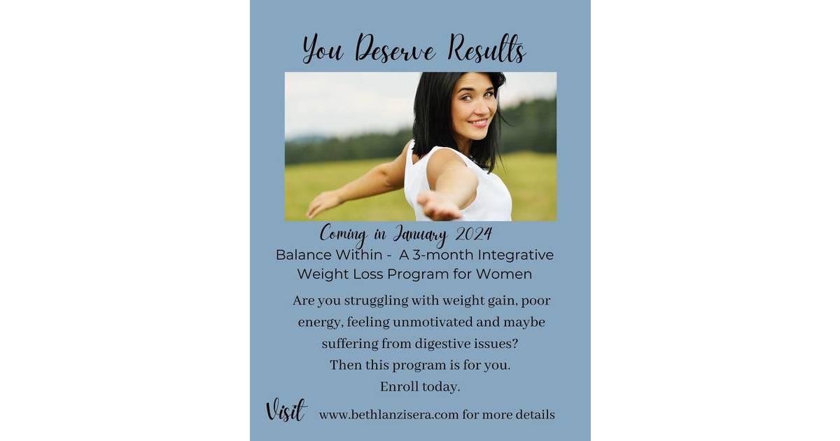 Balance Program- A 12-Week Integrative Weight Loss Program For Women ...
