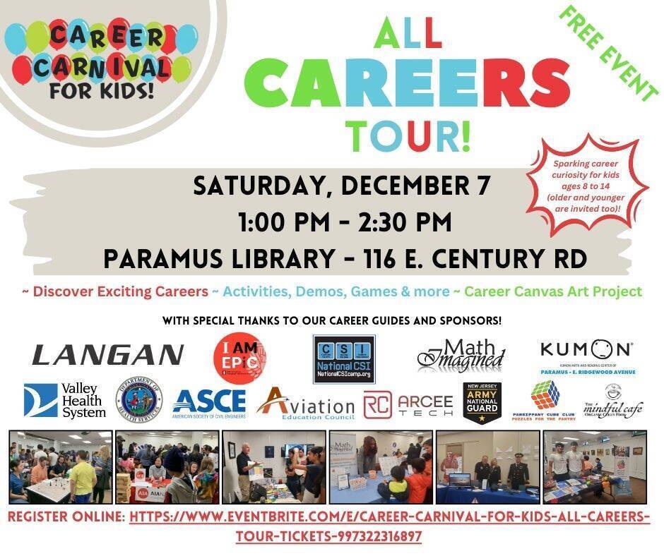 Career Carnival for Kids "All Careers Tour" | TAPinto | TAPinto