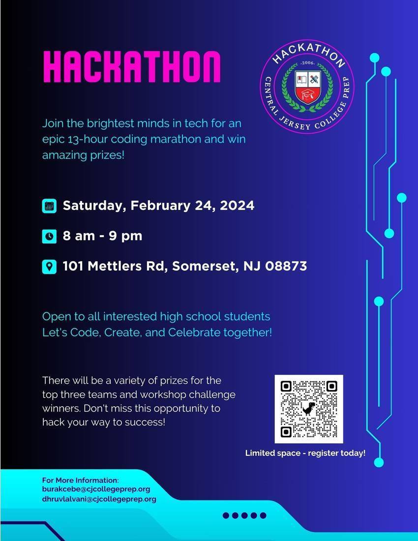 Hackathon at Central Jersey College Prep | TAPinto | TAPinto