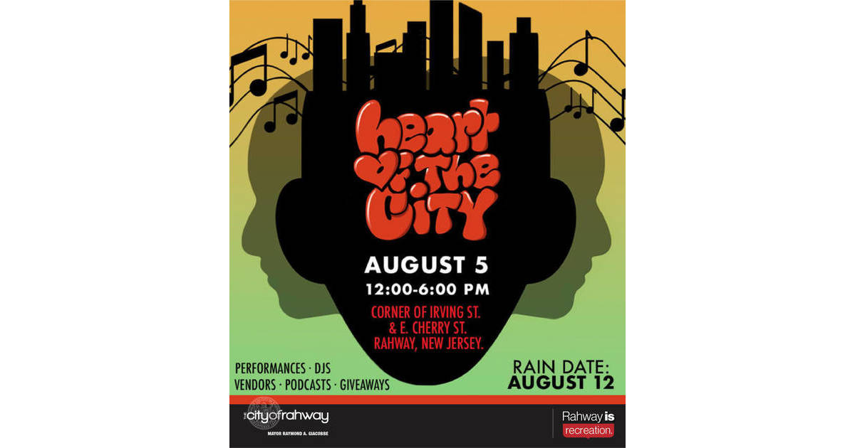 Reminder: Heart of the City Returns to Rahway on August 5th | Rahway ... Reminder: Heart of the City Returns to Rahway on August 5th | Rahway ...