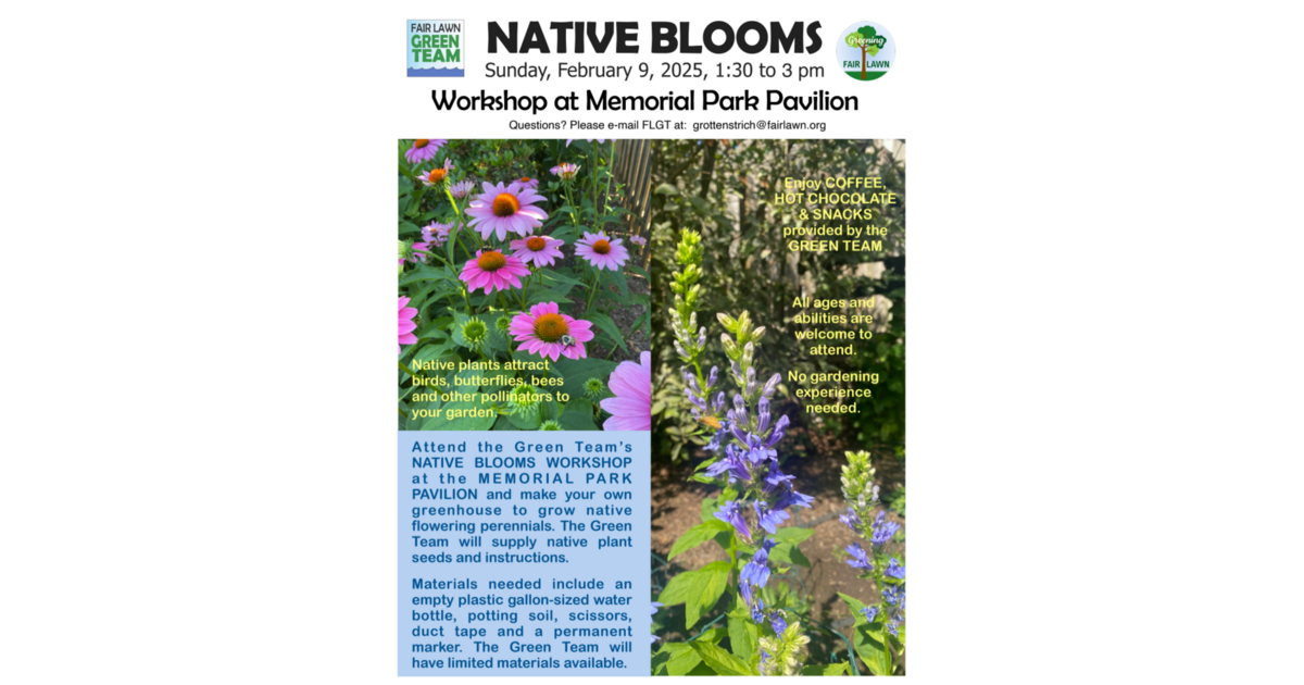 Learn About Native Blooms in Fair Lawn, Think Spring! | Fair Lawn/Glen Rock, NJ News TAPinto ...