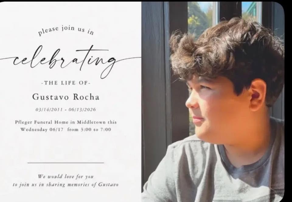 Middletown Community Mourning the Death of 15-year-old Gustavo Rocha ...
