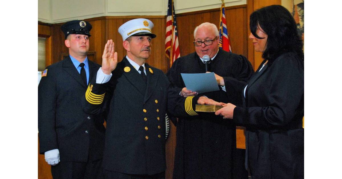 Paul Cafone Officially Nutley’s First Career Fire Chief | Nutley, NJ ...
