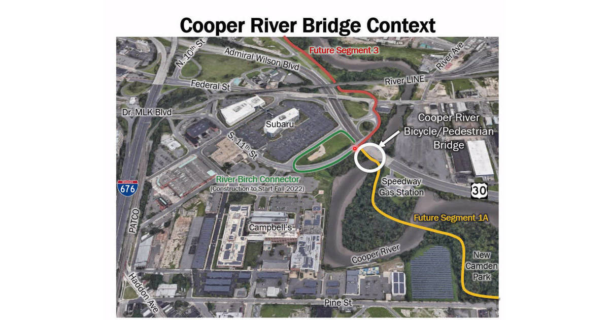 New Bike/Pedestrian Bridge Over Cooper River Should Open in 2 Years ...