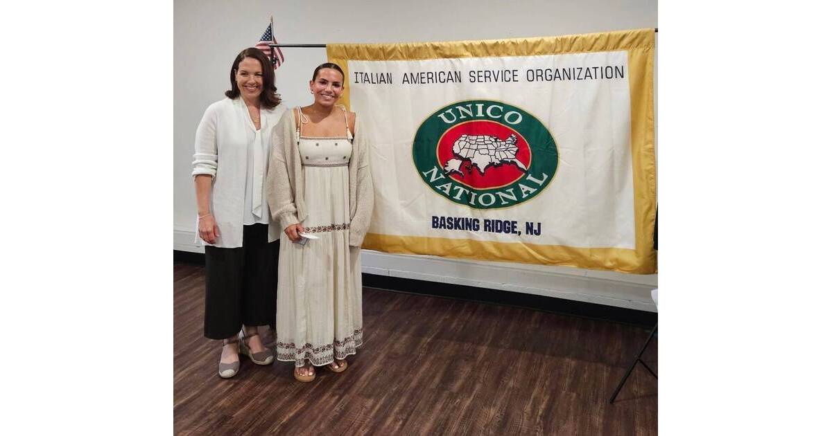 Angela Molinari Awarded Basking Ridge UNICO Scholarship | Basking Ridge ...