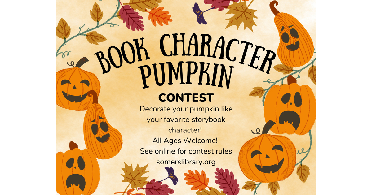 Book Character Pumpkin Contest | Somers, NY News TAPinto