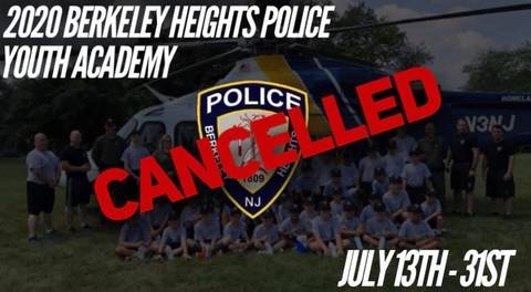 2020 Berkeley Heights Police Academy Canceled Due to COVID-19 ...