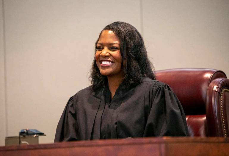 Black Female Lawyer In Court
