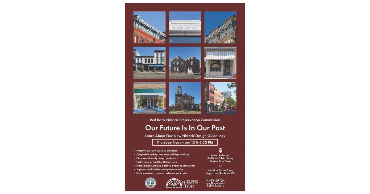 Red Bank to Showcase New Historic Design Standards on Thursday ...