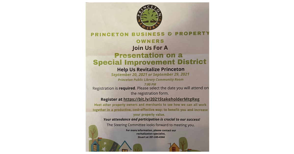 Business Owner Questions Details of Proposed SID; Members of Steering ...