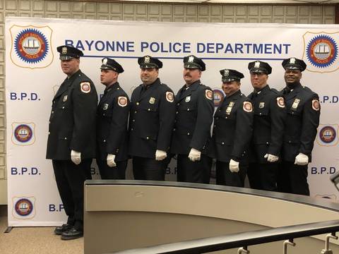 Bayonne Police Promote Seven | Bayonne, NJ News TAPinto | TAPinto