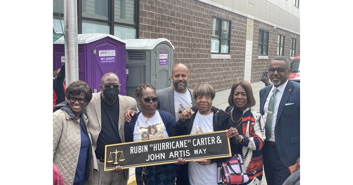 Hamilton Street Renamed to "Rubin 'Hurricane' Carter and John Artis Way ...
