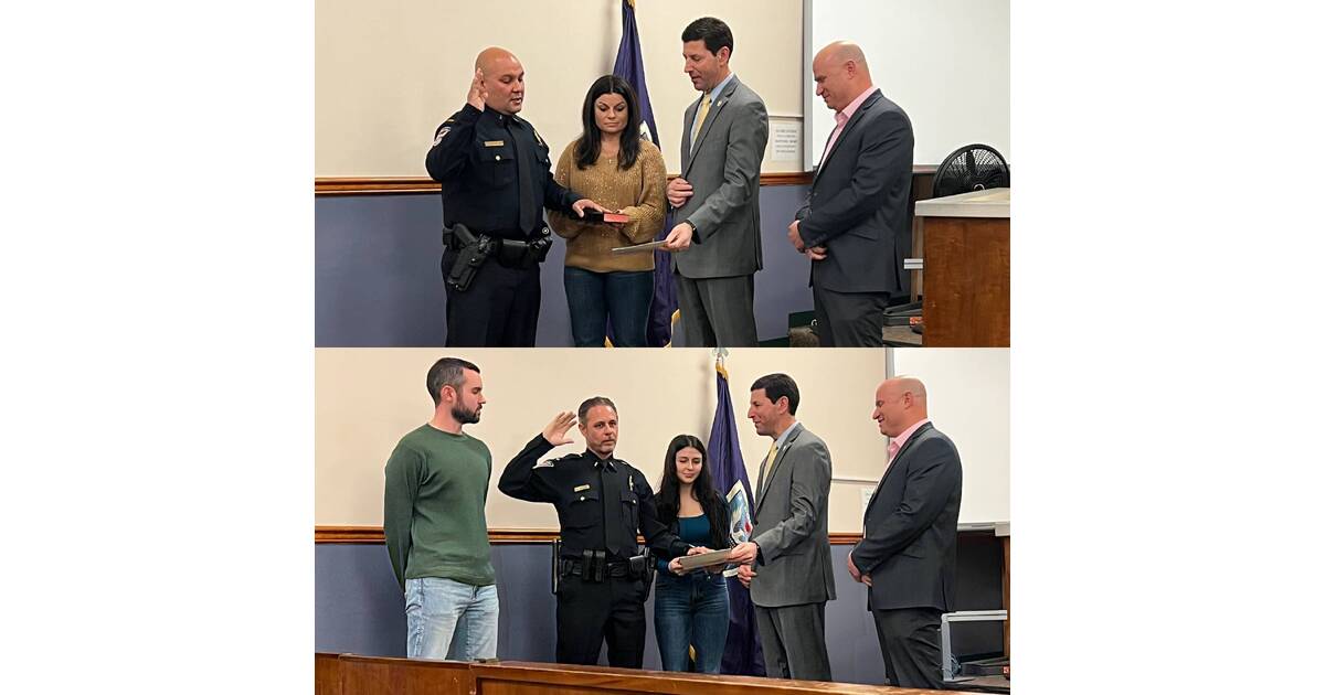 South Plainfield Police Officers Michael Grasso, Peter Magnani Promoted ...