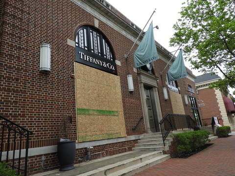 Red Bank Tiffany & Company Board Up Windows | Red Bank, NJ News TAPinto