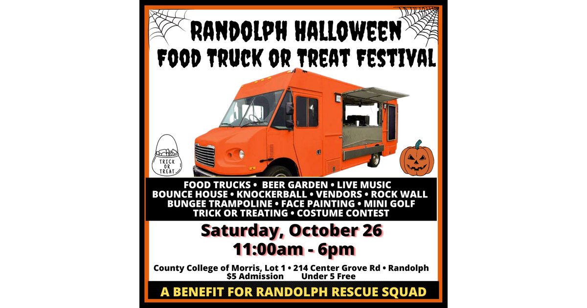 Randolph Rescue Squad to Hold Food Truck or Treat Halloween Fundraiser ...