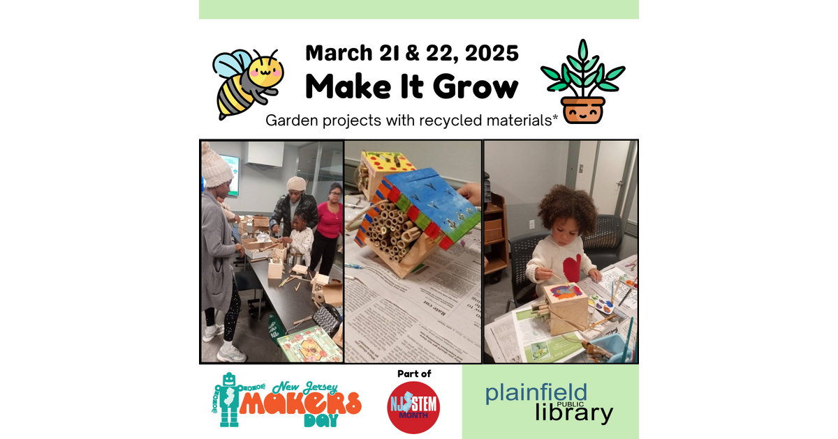 Plainfield Public Library Celebrates NJ STEM Month | Plainfield, NJ ...