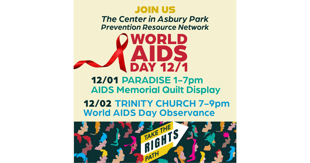 The Center in Asbury Park to Honor World AIDS Day with Community Events ...