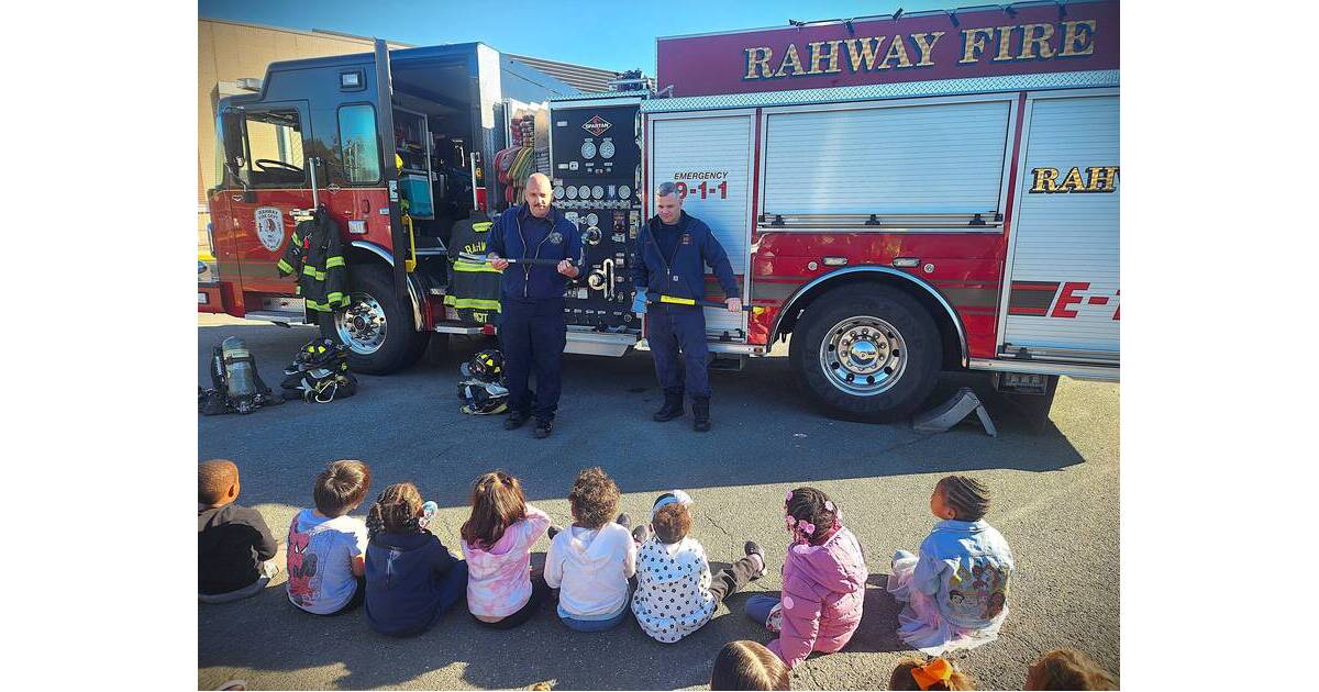 Rahway's Madison Elementary Students Receive Visit from Rahway Fire ...