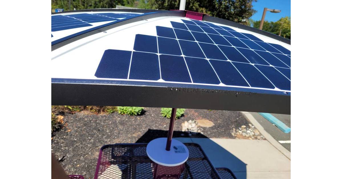 New Solar-Powered Canopy Set Up at Library Headquarters | Flemington ...