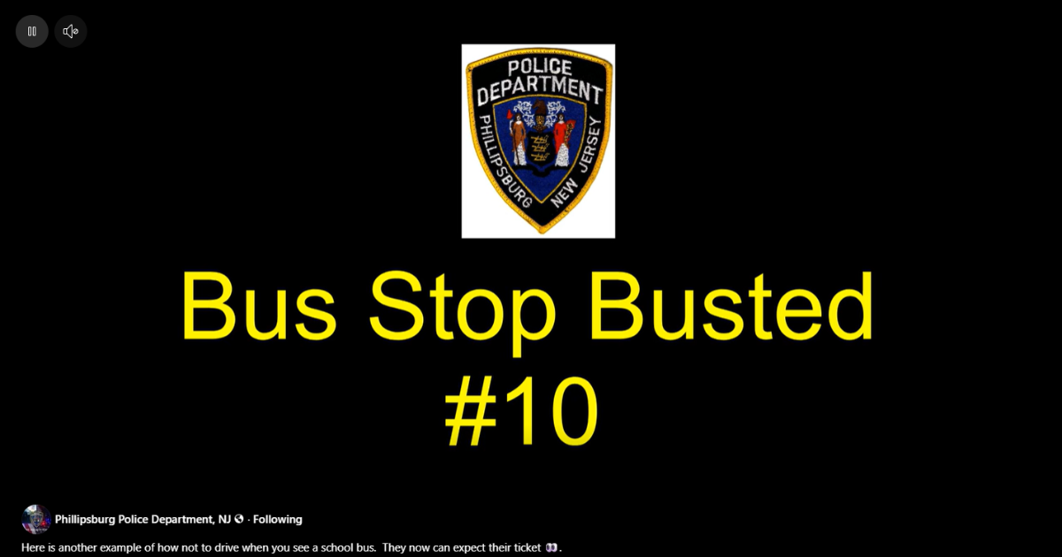 Bus Stop BUSTED! 'You Can't Do That': Phillipsburg Police Use Bus ...