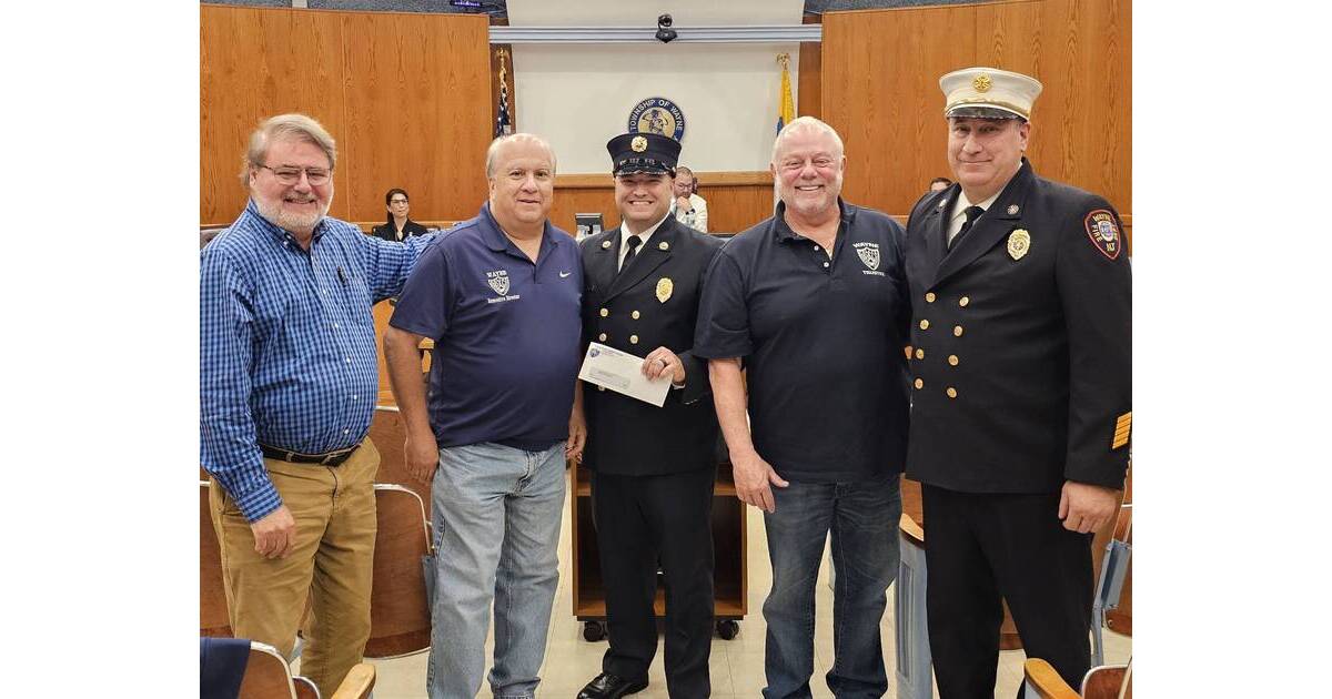 Wayne PAL Thanks Wayne Fire Company #2 with Donation and Names Them ...