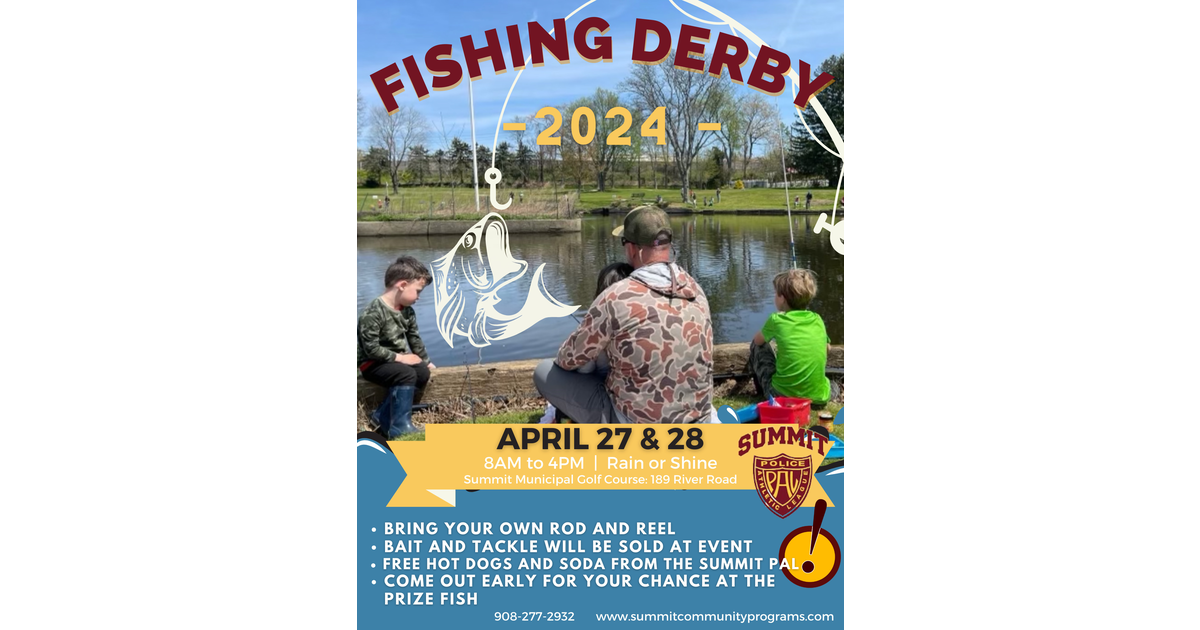 Summit PAL Fishing Derby Returns April 27 and 28 | Summit, NJ News TAPinto