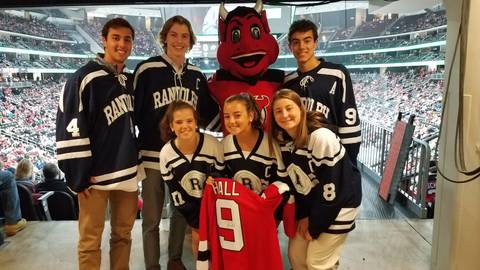 Randolph Ice Hockey Captains Honored By NJ Devils on High School ...