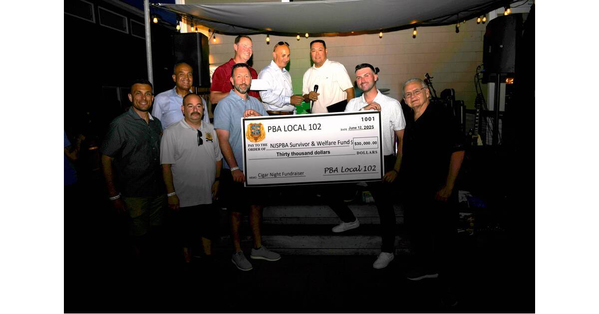 Bergen County PBA Local 102 Donates $30K to the NJ State PBA Survivor ...