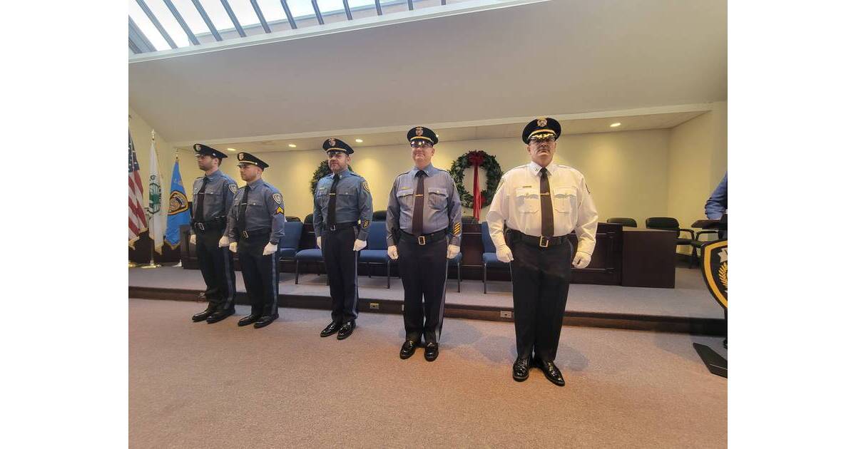 🚨 Honoring Heroes: Long Branch Police Promotions & New Officer Sworn In ...