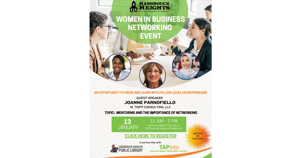 Hasbrouck Heights Chamber to Host Inaugural Women's Business Owners Networking Event | Hasbrouck ...
