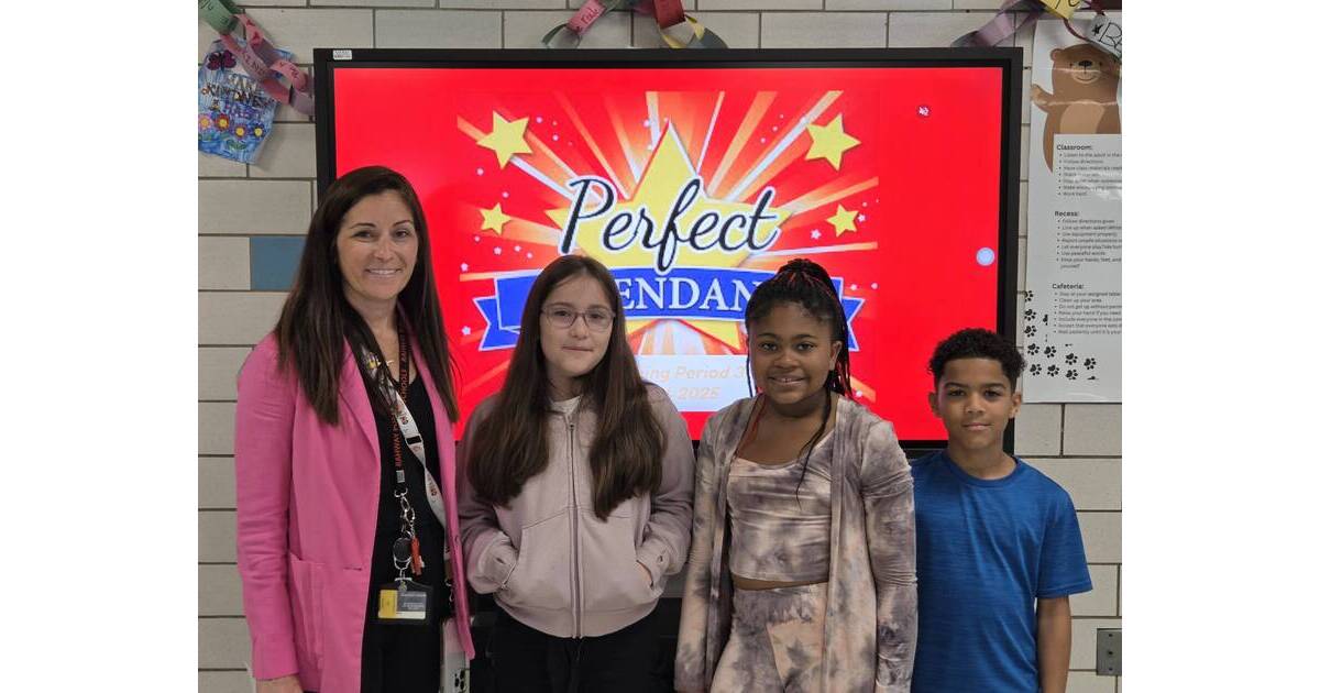 Rahway's Roosevelt Elementary School Celebrates Outstanding Attendance ...