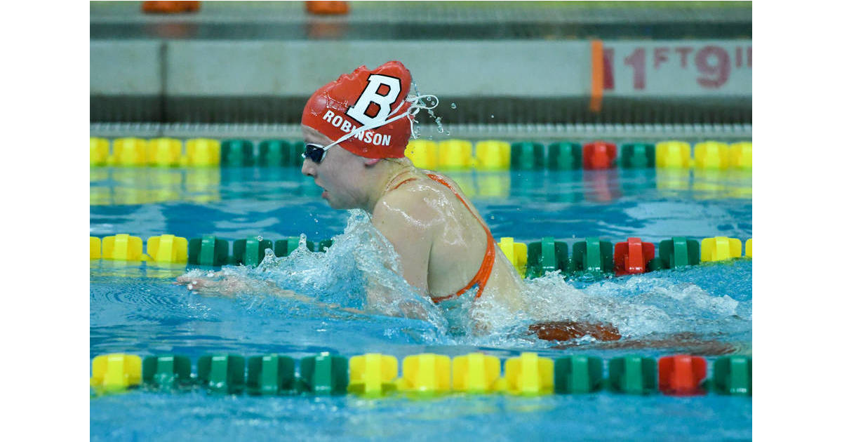 Swimmer Meghan Robinson is the Valairco Heating & Cooling Bernards ...