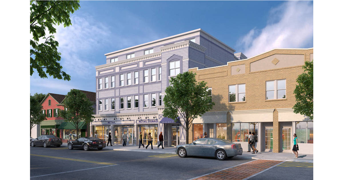 Four-Story Mixed-Use Building with Retail, 18 Apartments Coming to Main ...