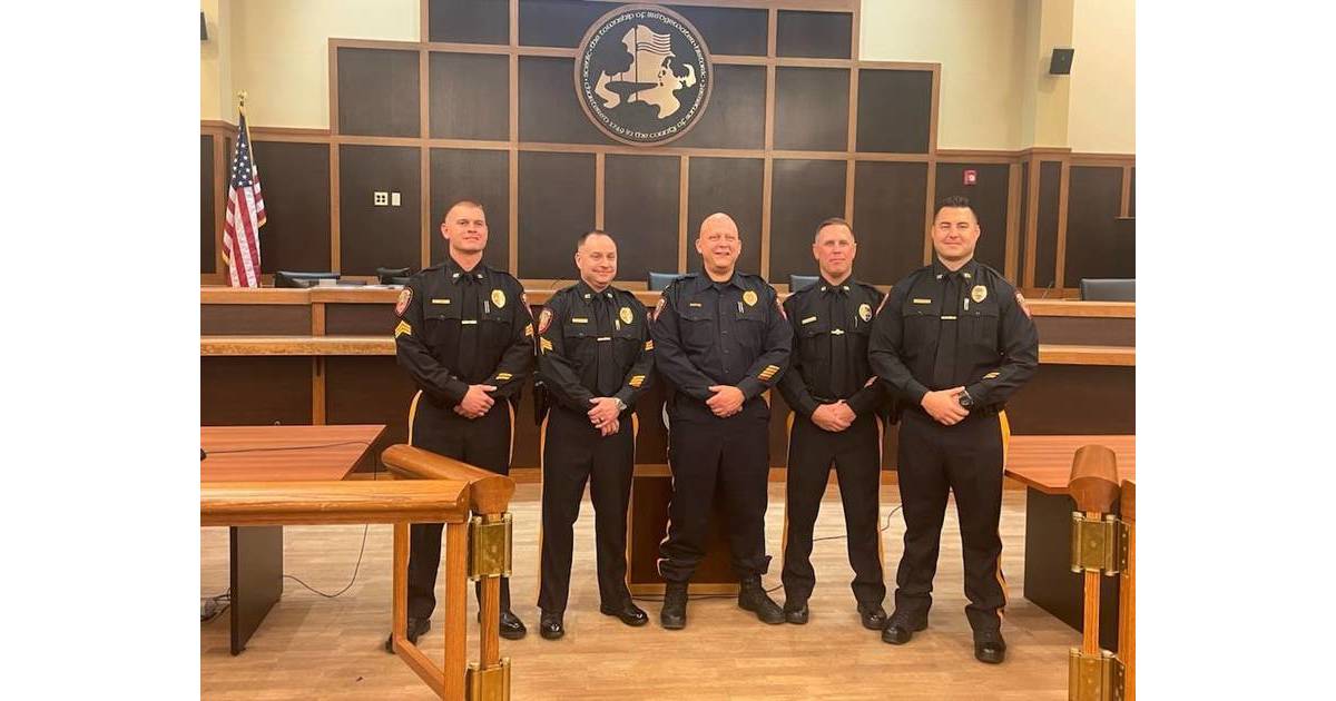 Bridgewater Police Celebrate Four Officer Promotions | Bridgewater ...